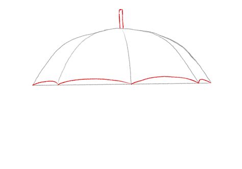 How To Draw A Beach Umbrella Step By Step