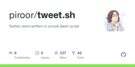 GitHub Piroor Tweet Sh Twitter Client Written In Simple Bash Script