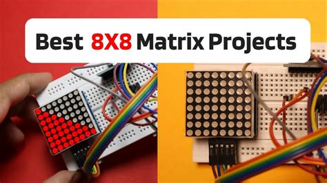 best 8x8 matrix display projects using arduino
