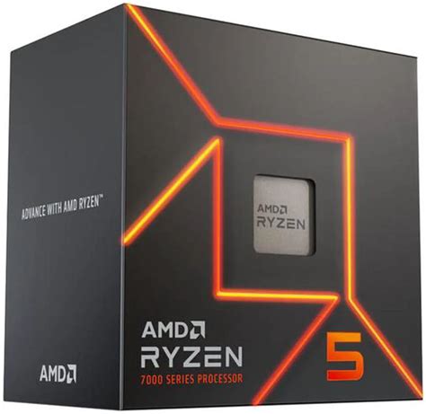 Amd Ryzen 5 7600 Ryzen 5 7000 Series Zen 4 6 Core 3 8 Ghz Socket Am5 65w Amd Radeon