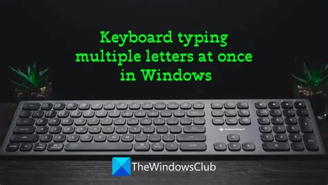 Keyboard Tab Key not working on Windows PC