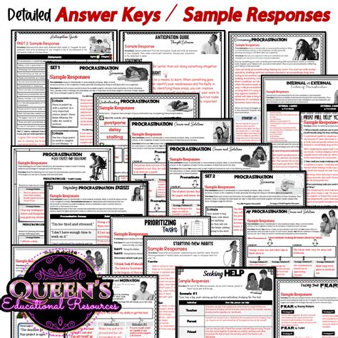 Procrastination Activity Worksheets Procrastinate Overcoming