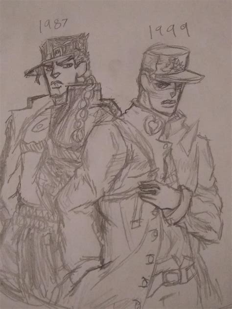 Fanart Part 3 And 4 Jotaro Kujo Rstardustcrusaders