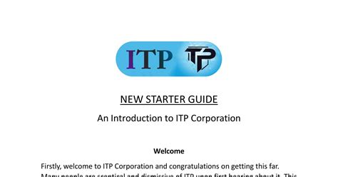 ITP Guide Pdf DocDroid