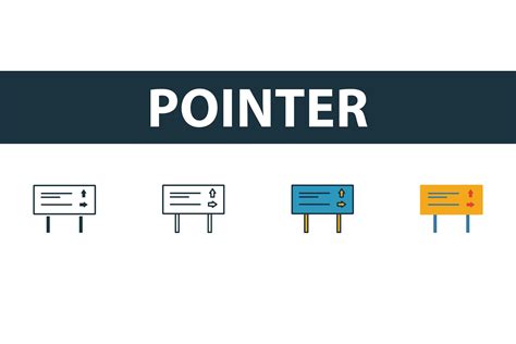 Pointer Icon Set Graphic By Aimagenarium · Creative Fabrica