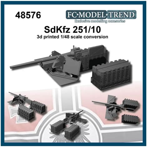 Sdkfz 25110 Conversion Set 3d Printed Fc Modeltrend 48576