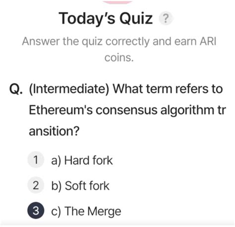 intermediate what term refers to ethereum s consensus algorithm