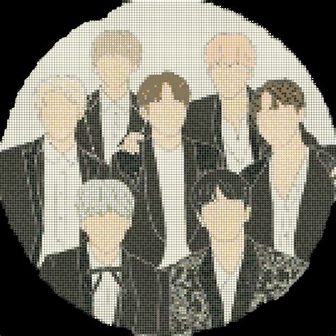 Пин от пользователя Ult Bts Fan на доске Pixel Art Pattern в 2024 г