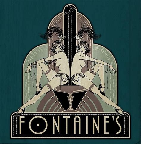 Fontaines Bar Art Deco Cocktail Bar In London In 2024 Bar Art Art