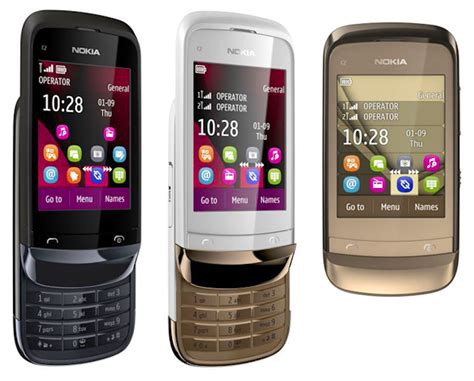 Nokia C2 02 C2 03 And C2 06 Announced Affordable Mid Range Symbians