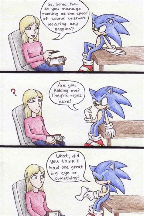 Interesting Sonic Perspective Crosspost R Sonicthehedgehog