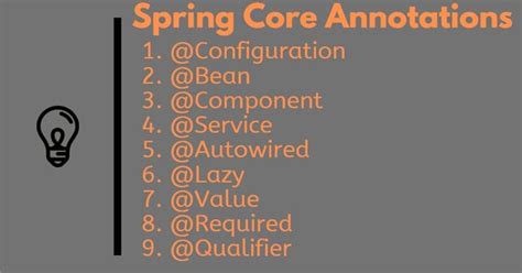 10 Essential Spring Framework Annotations Java Developer Should Learn