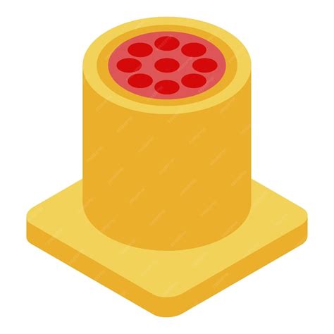 Premium Vector Radio Mic Piece Icon Isometric Of Radio Mic Piece