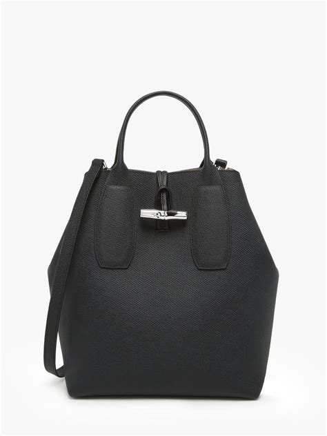 Sac porté main Longchamp 10228HPN noir en vente au meilleur prix