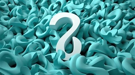 큰 흰색 물음표와 영향력 있는 애니메이션이 있는 청록색 배경의 미니멀한 3d 렌더링 물음표 질문 3차원 물음표 배경 일러스트 및 사진 무료 다운로드 Pngtree
