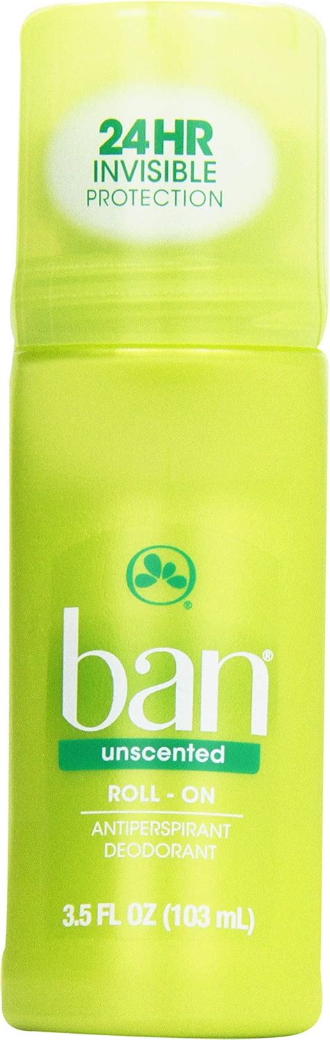 Ban Roll On Antiperspirant Deodorant Unscented 35 Oz