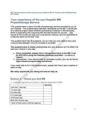 Fillable Online Mstrust Org Xxxhospital Form Fax Email Print PdfFiller