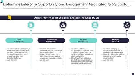 Determine Enterprise Opportunity Building 5g Wireless Mobile Network Ppt Powerpoint