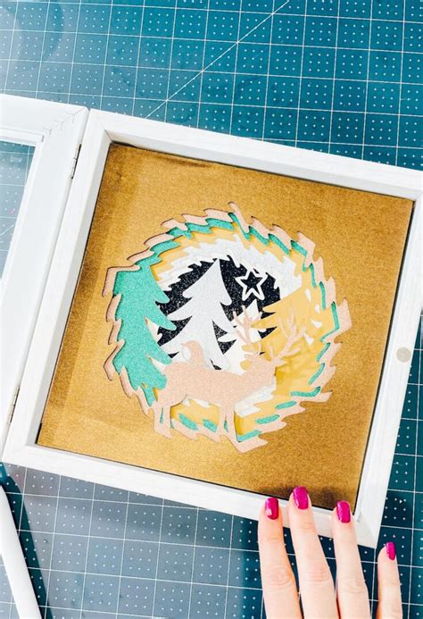 Free Christmas Shadow Box SVG AndTutorial Extraordinary Chaos