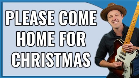 Please Come Home For Christmas Guitar Lesson Eagles Youtube