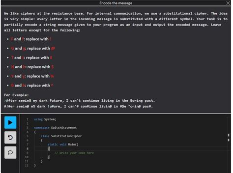 Solved Encode The Message Use C Use The Same System