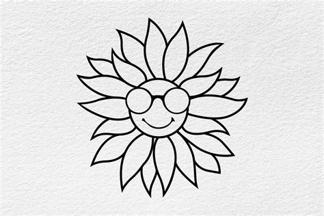 Sunflower Sunglasses Graphic By Hijibiji · Creative Fabrica
