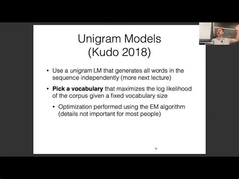 Free Video Advanced Nlp Representing Words Lecture 2 From Graham Neubig Class Central