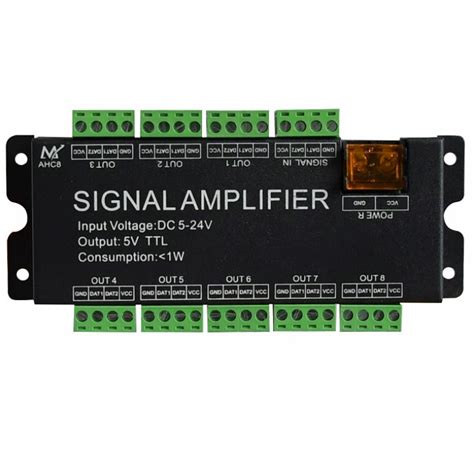 Channel Signal LED Amplifier DC V V V Input V TTL Signal Output For WS B WS