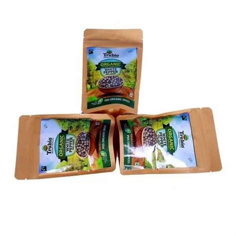 TRUBIO Organic White Pepper Packaging Size 100g At Rs 205 Packet In