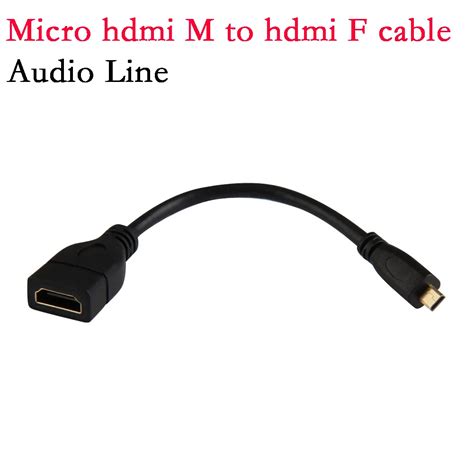 Micro Hdmi Compatible Male D To Hdmi Compatible Female A Jack Adapter