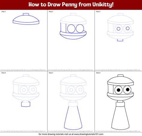 How To Draw Penny From Unikitty Unikitty Step By Step