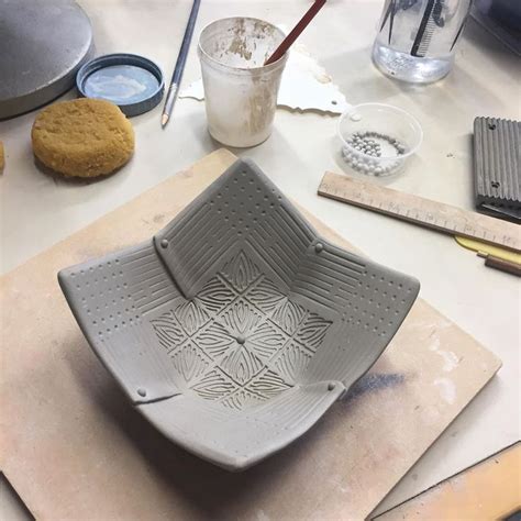 Beginner Pottery Slab Ceramics Hand Built Pottery 2d4 Beginner