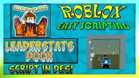 How To Make A Leaderstats Door Roblox Studio Youtube