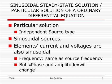 PPT SINUSOIDAL STEADY STATE ANALYSIS PowerPoint Presentation Free Download ID