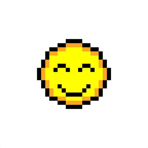 Emoji Or Emoticon Face Icon In Pixel Art Vector Illustration 11979367