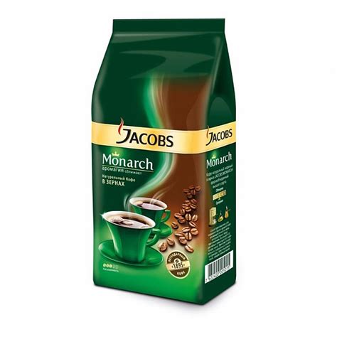 Кофе Jacobs Monarch в зернах 1кг пакет – купить в Москве оптом и в ...