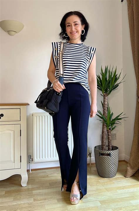 What Color Pants To Wear With Navy Shirt Female At Claude Mardis Blog
