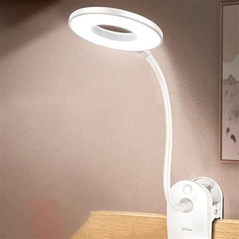 Lampe de Bureau LED sans Fil Rechargeable 10 niveaux Réglables Lampe