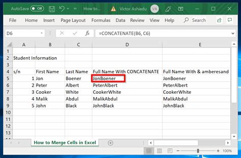 How To Merge Cells In Excel In Easy Ways Itechguides Com