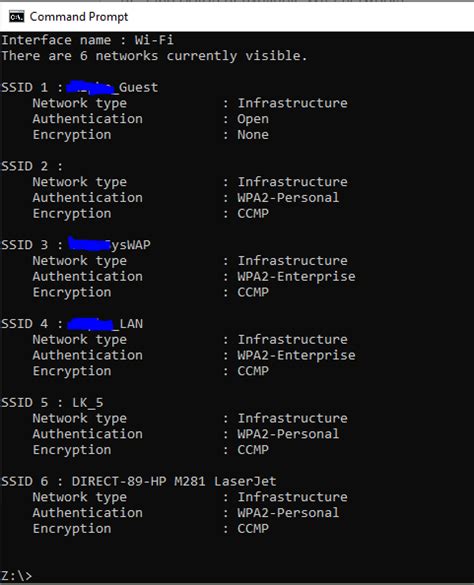 solved find ssids of available wifi networks ni community