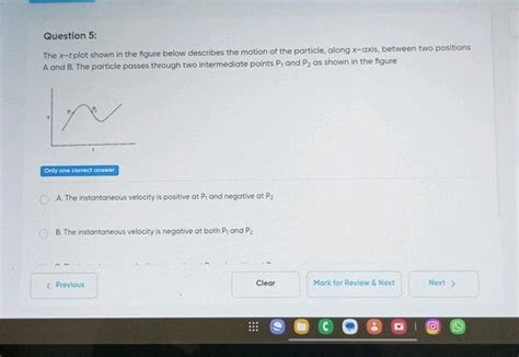 Question 5 The X T Plot Shown In The Figure StudyX