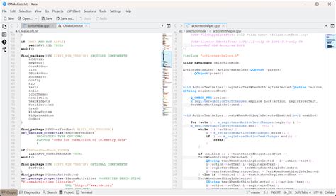 Kate KDE Applications