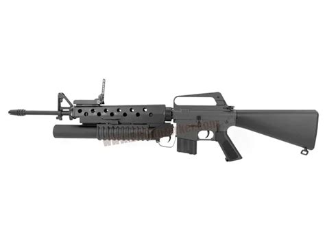 Eandc 703 S M16a1 Vietnam W M203 บอดี้โลหะ Jr Custom Gen 2 Bbgunster