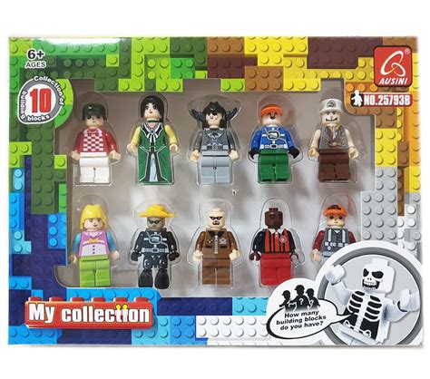 Купить Набор 10 минифигурок аналог лего AUSINI MY COLLECTION 25793B ...