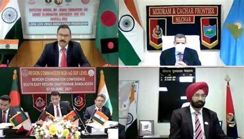 Border Coordination Conference Between The Bsf And The Bgb Gets