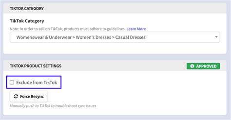 Exclude A Product From TikTok CommentSold