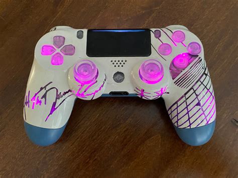 Ps4 Synthwave Custom Controller Wireless Techfire Controller Thetechfire