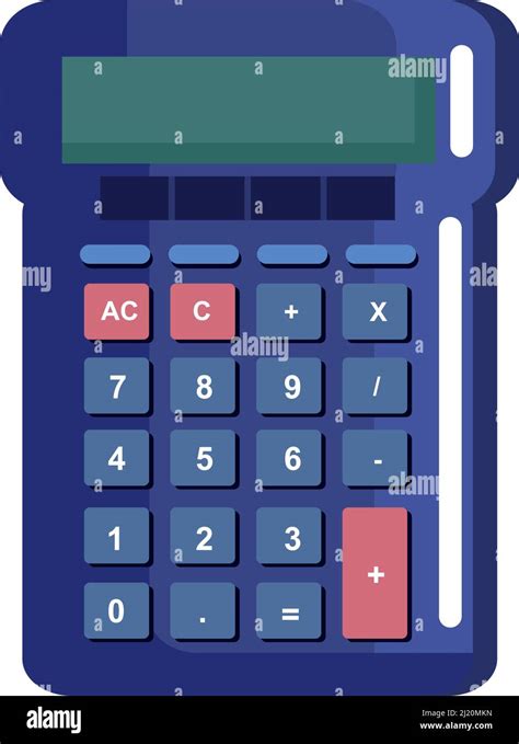 Calculator Math Device Stock Vector Image And Art Alamy