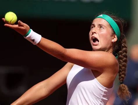 Unseeded French Open Finalist Jelena Ostapenko Hits A Forehand Harder