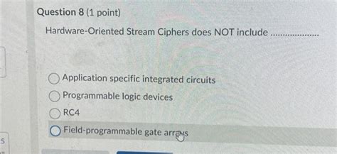solved hardware oriented stream ciphers does not include